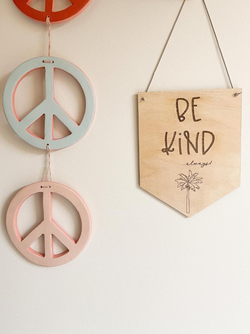 Be Kind Banner - Palm Tree