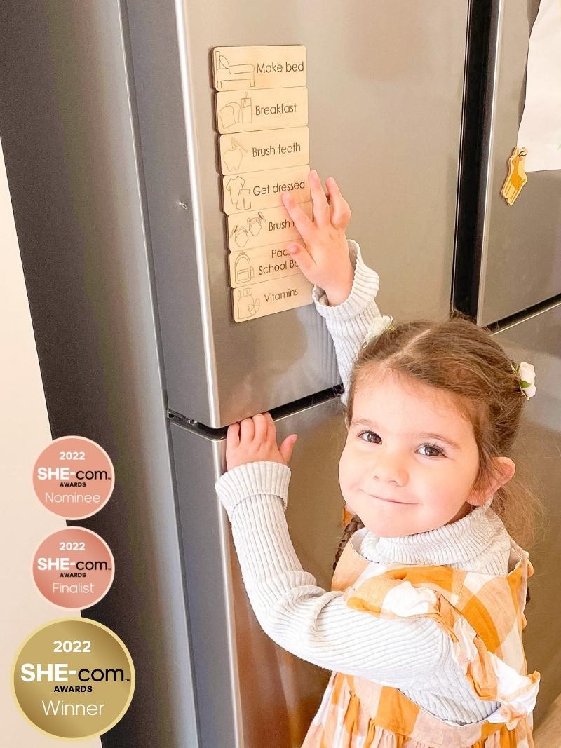 Kids Morning Routine Set - Magnetic Tiles