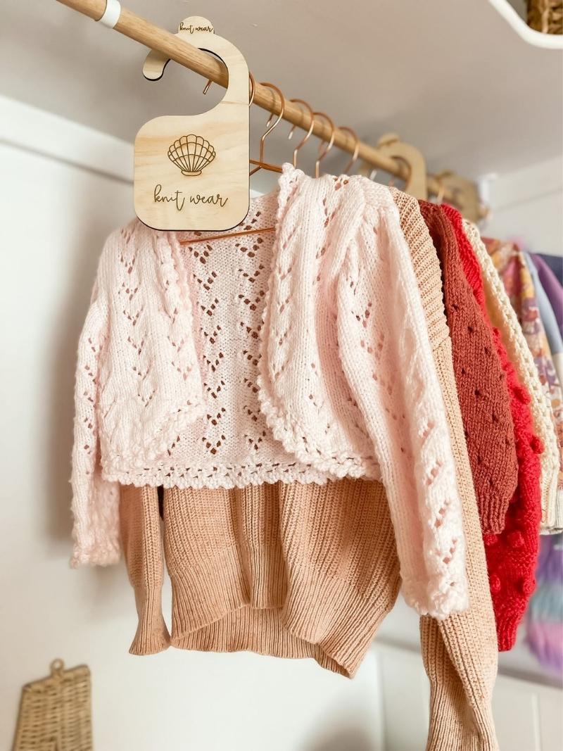 Sea Shell Wardrobe Size Dividers