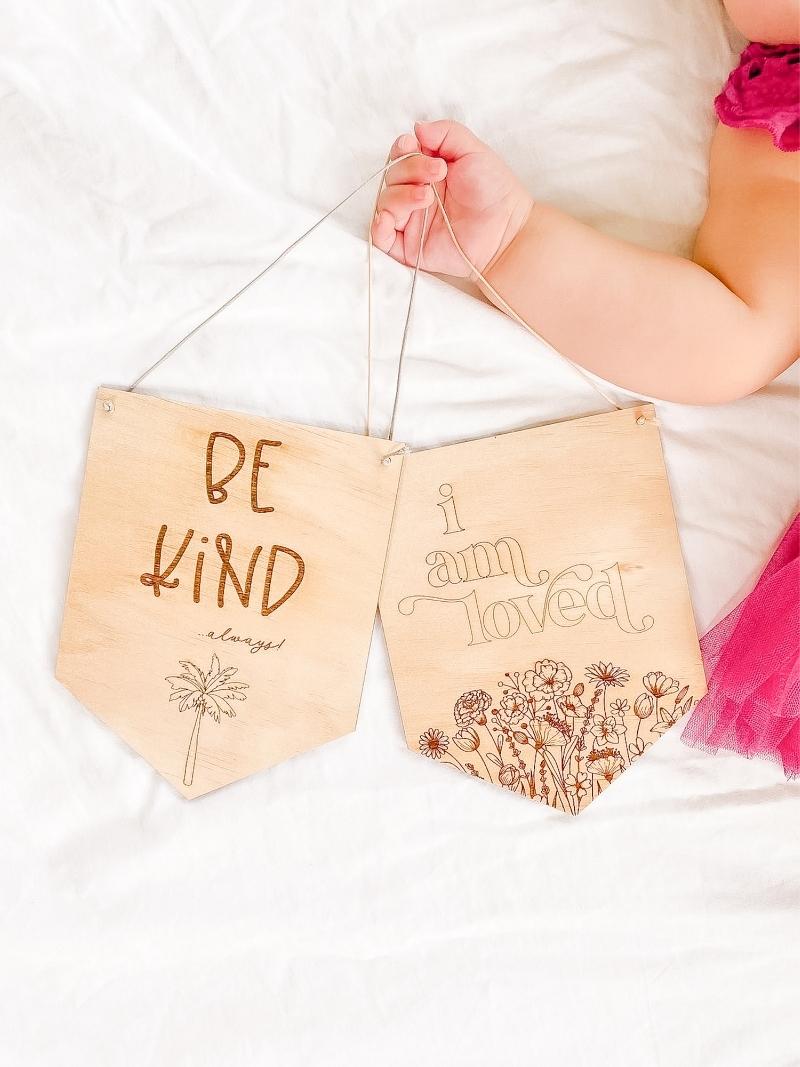 I am Loved Banner - Wildflowers