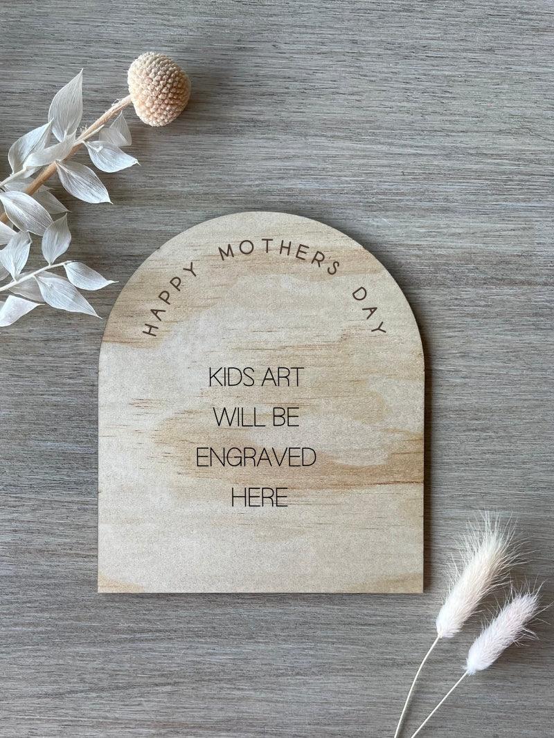 Kids Creation Plaques - Small Arch Plaque